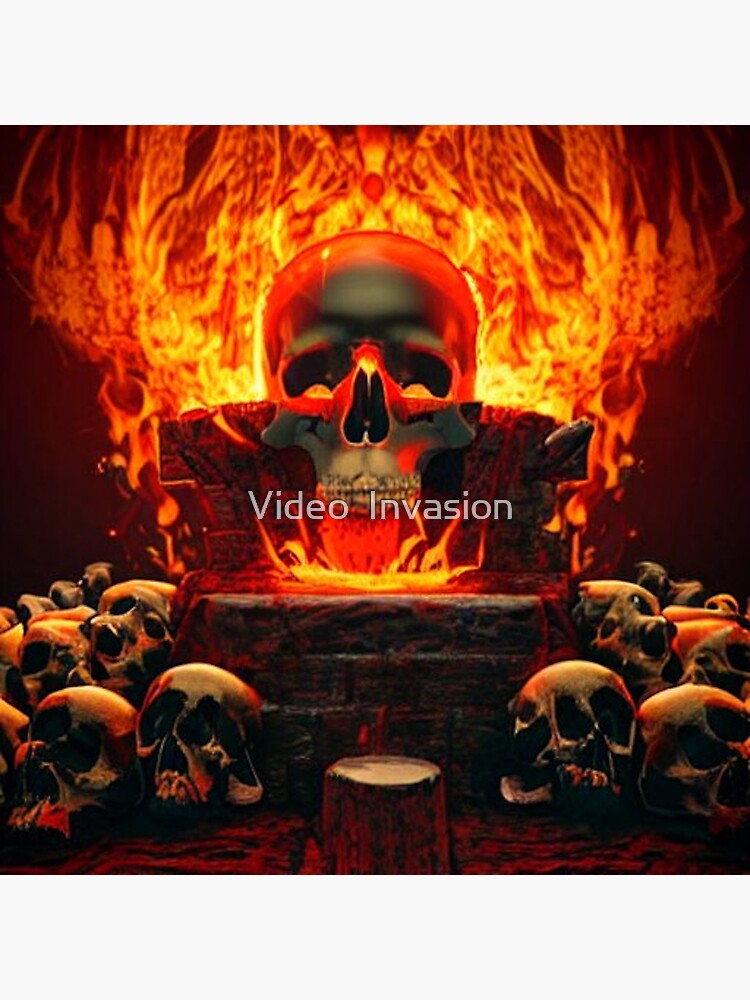 "Space Skull 45 - "Lost Altar" - Dystopian Art" Sticker for Sale by ...