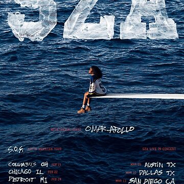 "SOS Tour" Poster for Sale by paulineCarla | Redbubble