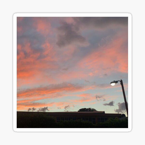 "Splendid Sunset" Sticker for Sale by AkeaArt | Redbubble