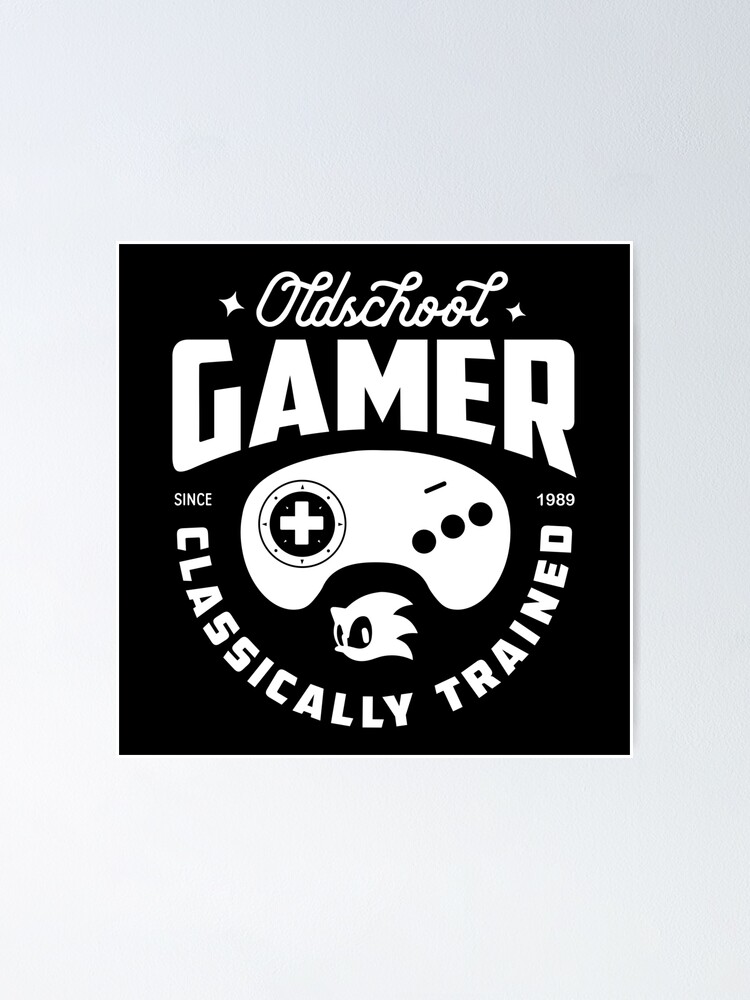 "Oldschool Gamer - Genesis" Poster by willijay | Redbubble