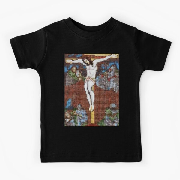 "Cross stitch pattern Jesus Christ crucifixion fine art surrealism ...