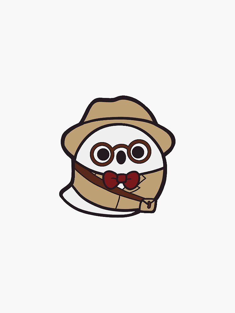 "Ghostie the Professor Puppet History Watcher Entertainment" Sticker ...