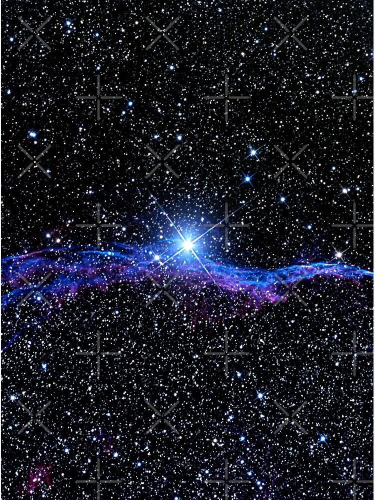 "NGC-6960 Western Veil Nebula in Cygnus" Sticker for Sale by DEL ...