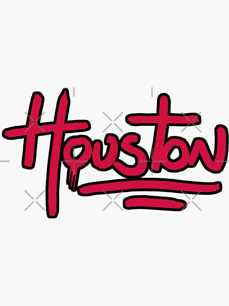 "H-Town Space Boys" Sticker for Sale by LockedUp | Redbubble