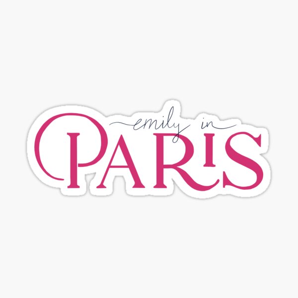 "Emily in Paris, Parisian Style" Sticker for Sale by DanielleWhitis ...