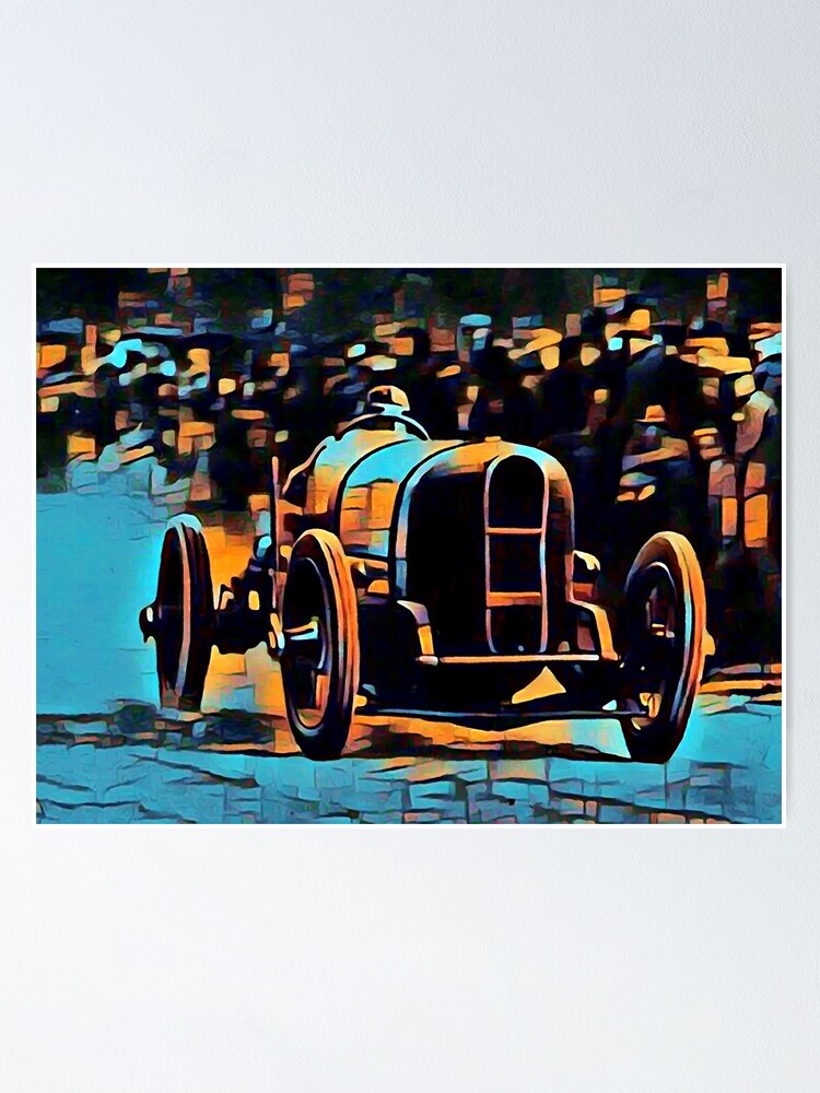 "1920's Racing Car" Poster for Sale by Glineur | Redbubble