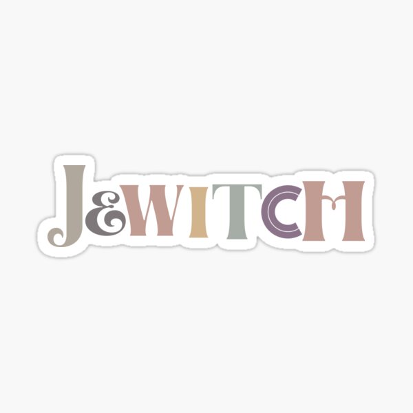 "Jewitches" Sticker for Sale by OldTreePrintSho | Redbubble