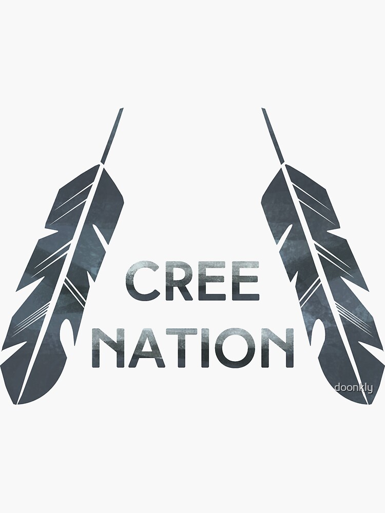 "cree nation design" Sticker for Sale by doonkly | Redbubble