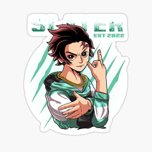 "Slayer Anime Streetwear" Sticker for Sale by namanyapod | Redbubble