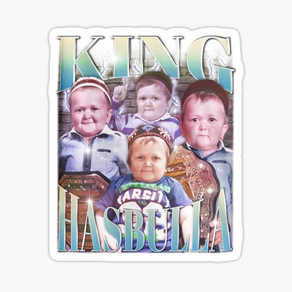 "Hasbulla Homage" Sticker for Sale by LaurenceMcguire | Redbubble