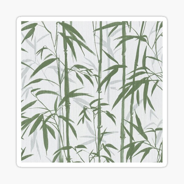 "Bamboo Asian Texture" Sticker for Sale by kawaiicrossing | Redbubble