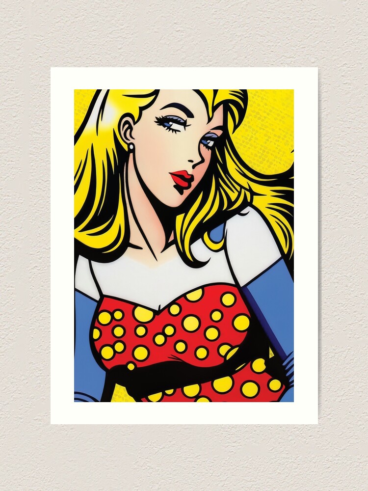 "Pop Art Pin-up 1" Art Print for Sale by fi-generations | Redbubble