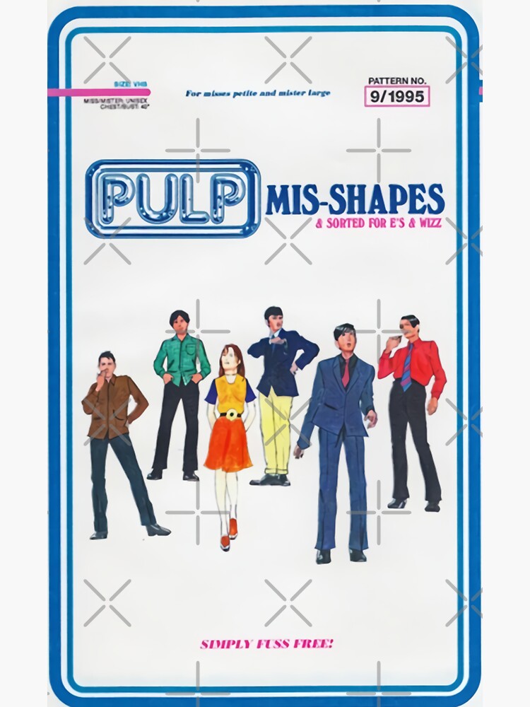 "PULP BAND PROMO POSTER " Sticker for Sale by followedvaliru | Redbubble