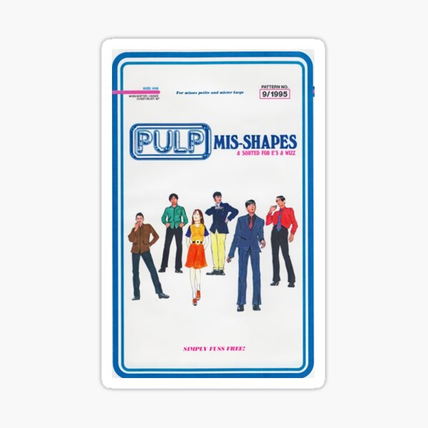 "PULP BAND PROMO POSTER " Sticker for Sale by followedvaliru | Redbubble