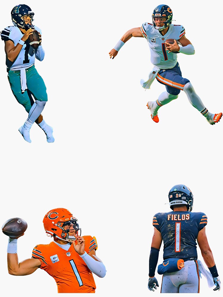 "Justin Fields Stickers | Justin Fields case" Sticker for Sale by ...