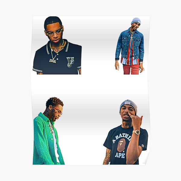 "Key Glock Sticker Pack " Poster for Sale by loyalistwhiz | Redbubble