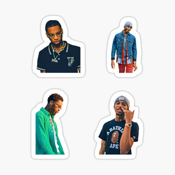 "Key Glock Sticker Pack " Sticker for Sale by loyalistwhiz | Redbubble