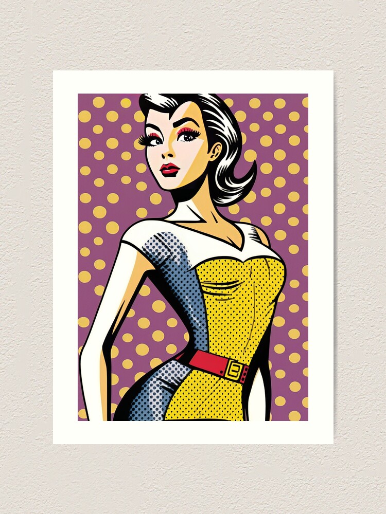 Pop Art Pin Up 4 Art Print For Sale By Fi Generations Redbubble 