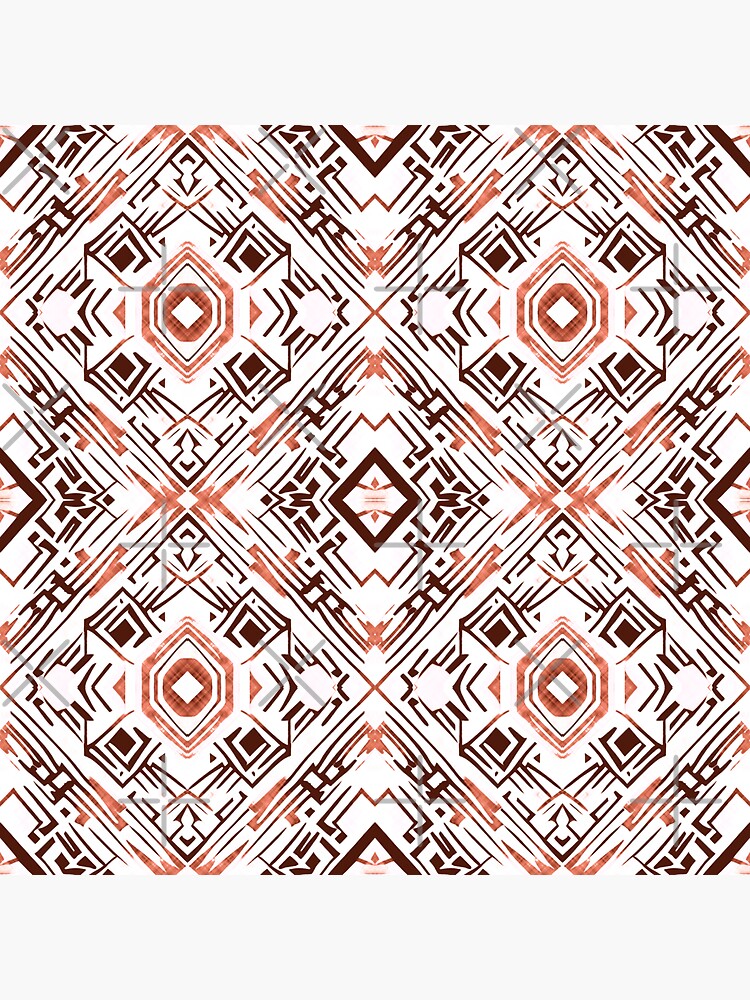 "Traditional Igorot-inspired tribal pattern. Ethnic White, black and ...