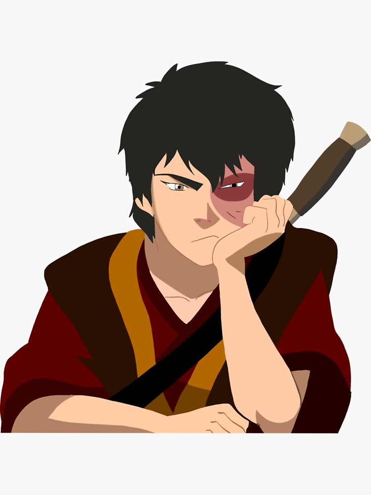 "Brooding Zuko " Sticker for Sale by Wifestore8120 | Redbubble