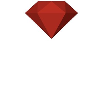 "Ruby Sticker 2.0" Sticker for Sale by skulioskarsson | Redbubble