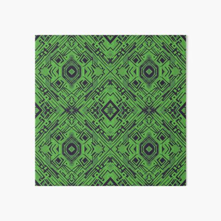 "Traditional Igorot-inspired tribal pattern. Ethnic. Black and green ...