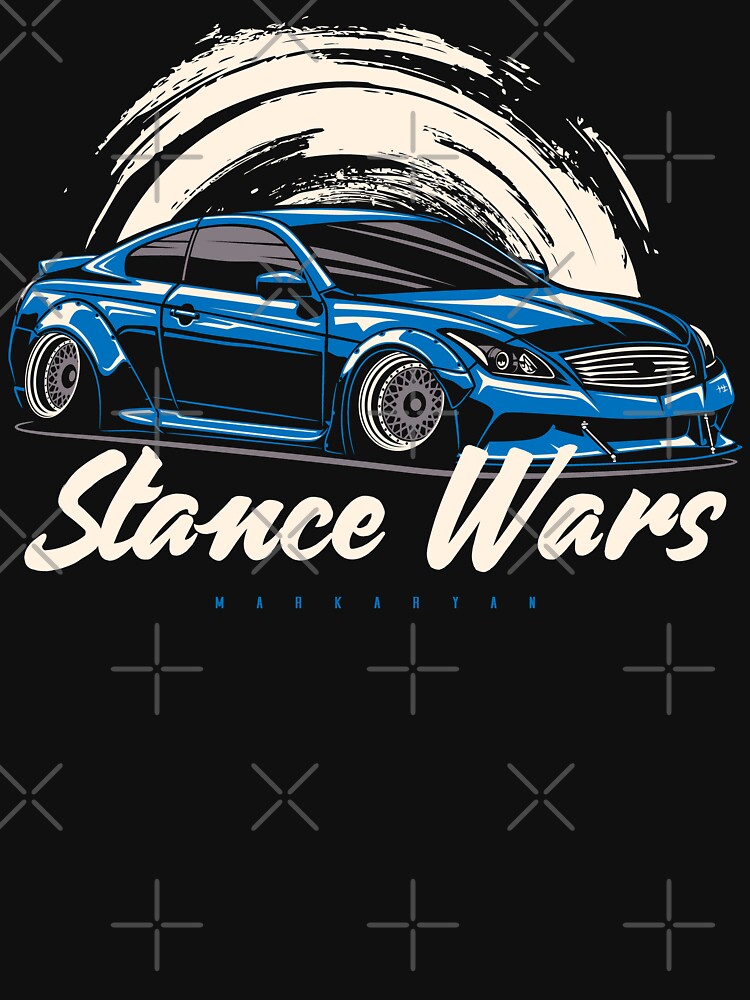 "Stance Wars. G37 Coupe" T-shirt for Sale by OlegMarkaryan | Redbubble ...