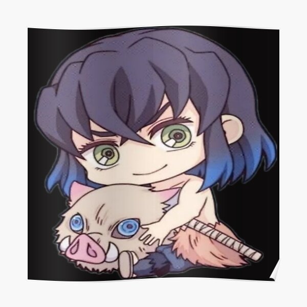 "inosuke - inosuke cute - inosuke demon slayer" Poster for Sale by ...