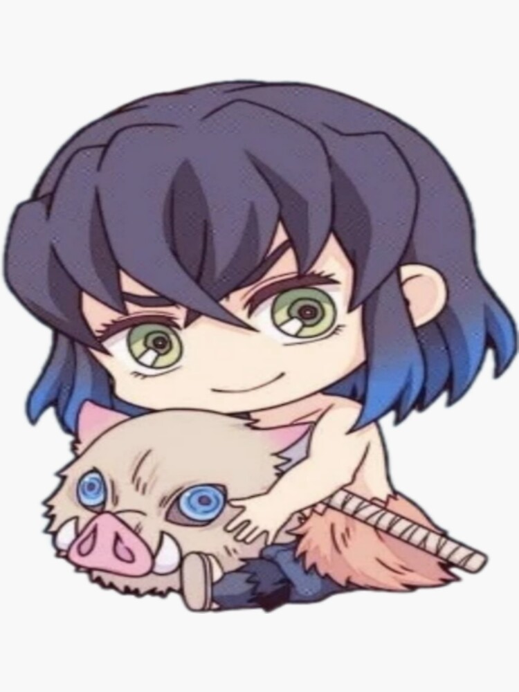 "inosuke - inosuke cute - inosuke demon slayer" Sticker for Sale by ...