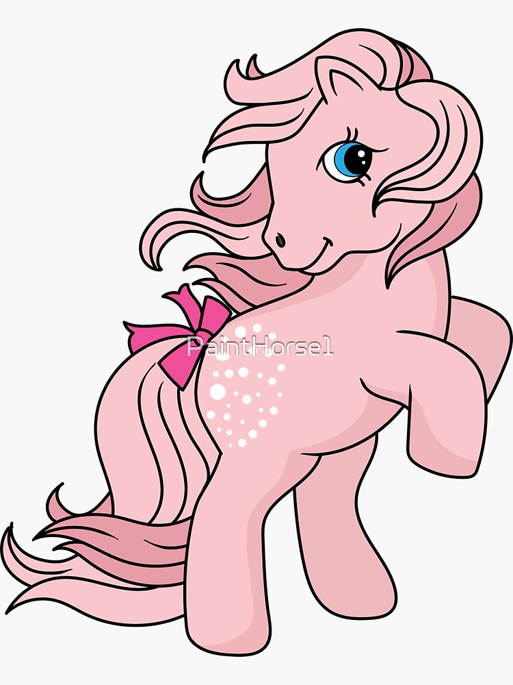 "Cotton Candy My Little Pony " Sticker for Sale by PaintHorse1 | Redbubble