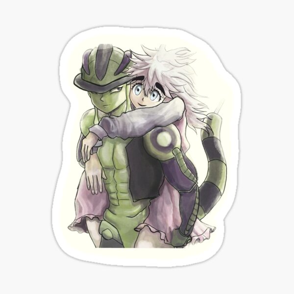 "meruem and komugi " Sticker for Sale by unreceiverr | Redbubble