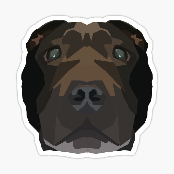 "Staffy" Sticker for Sale by adamwhelan | Redbubble
