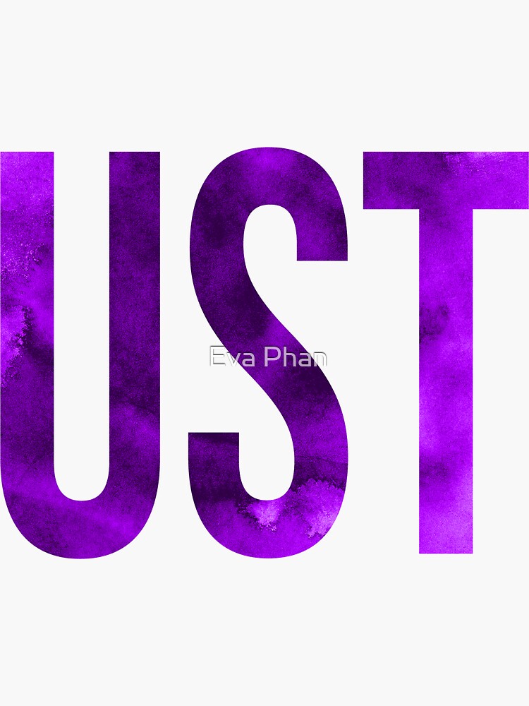 "UST University of St Thomas Ink" Sticker for Sale by evaphan | Redbubble