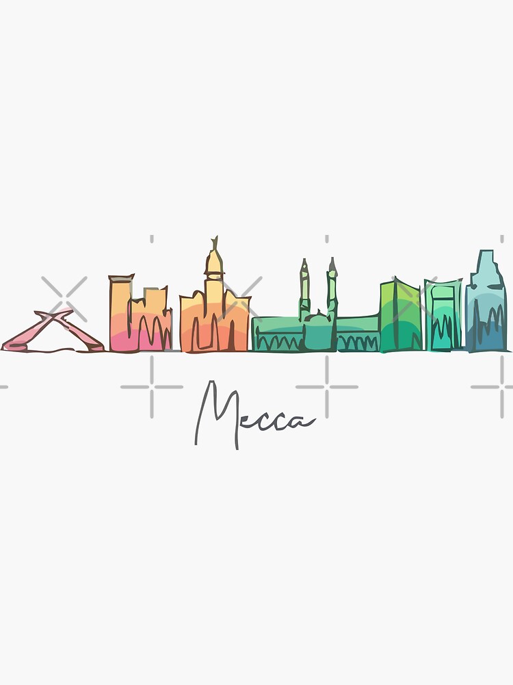 "Mecca the holiest city in Islam" Sticker for Sale by islamispeace ...