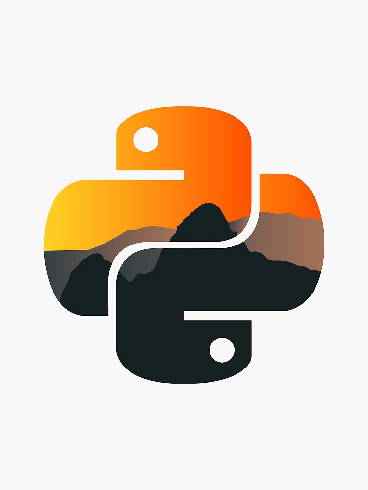 Python Programming Language Sticker For Sale By Anwaar Ullah Redbubble