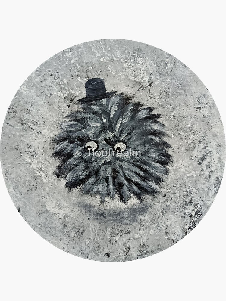 "Cute spiky monster" Sticker for Sale by floofrealm | Redbubble