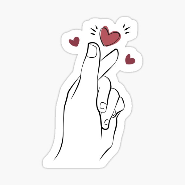 "love hand gestures" Sticker for Sale by Yomit | Redbubble