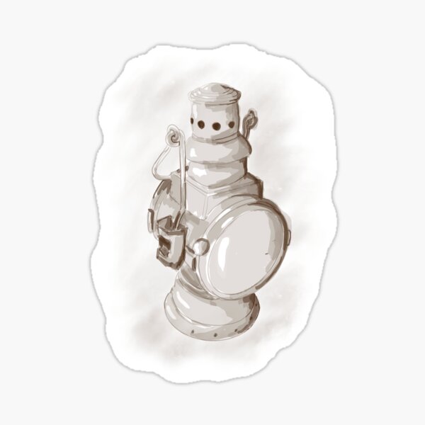 "kerosene lamp" Sticker for Sale by VikingPen | Redbubble
