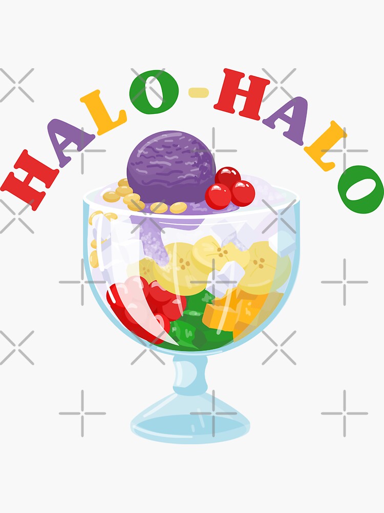 "Funny Halo Halo Pinoy Philippine" Sticker for Sale by futurefeature ...