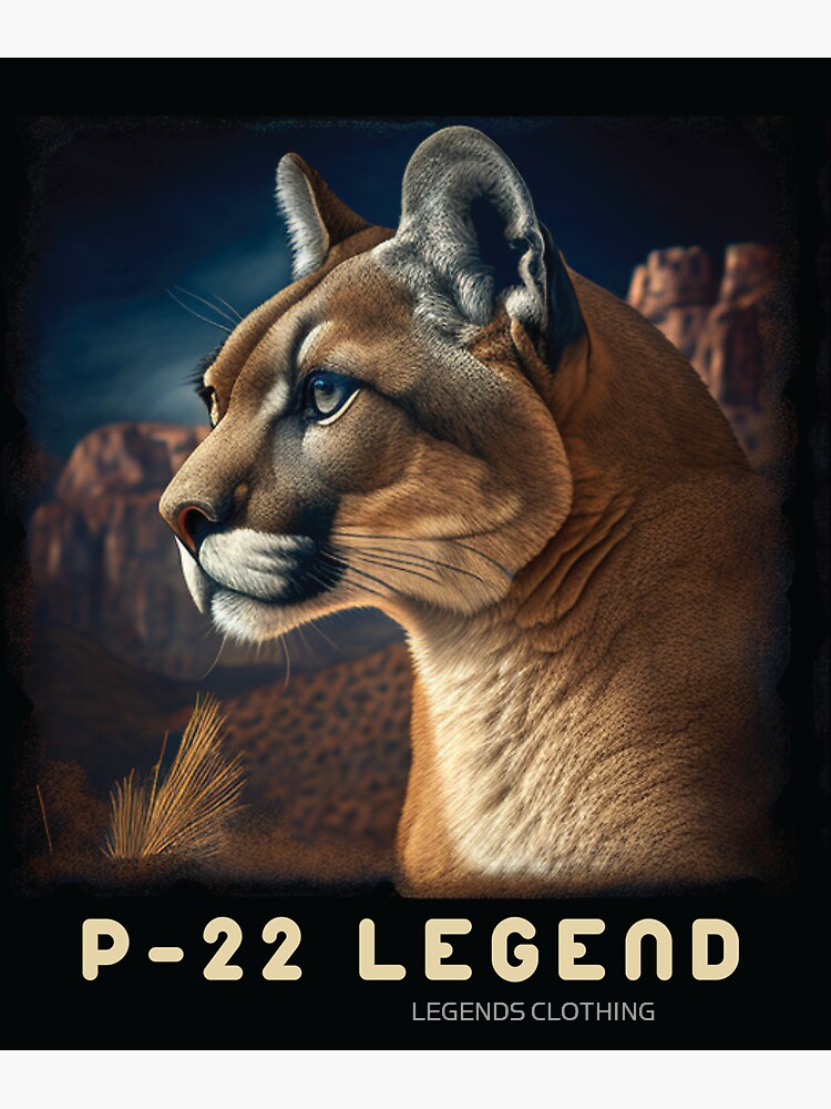 "P-22 Mountain Lion Silver Lake P22" Sticker for Sale by YourSmartlook ...
