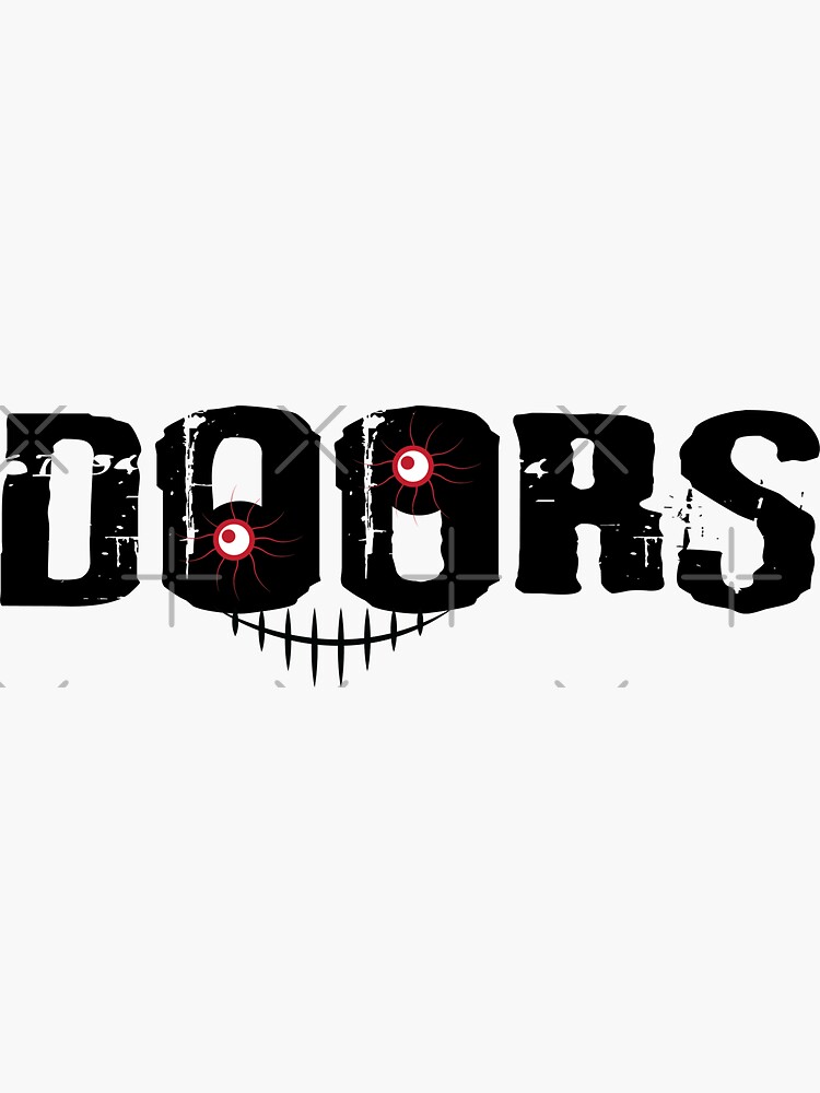 Doors ️ Figure Hide And Seek Horror Sticker For Sale By Salahezeghari Redbubble 8333