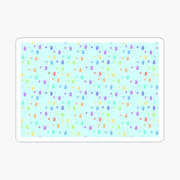 "Paint Splash Pattern Design Blue Version" Sticker for Sale by ...