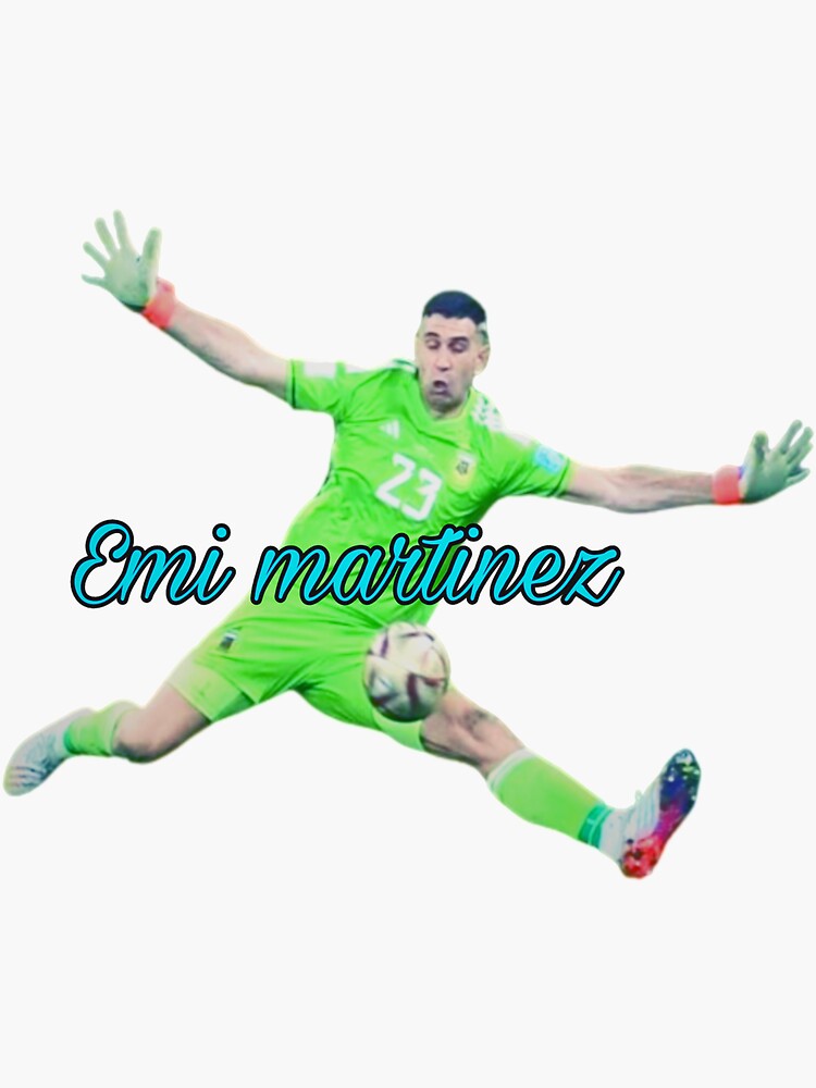 "Emi martinez greatest save " Sticker for Sale by ZAAAP | Redbubble