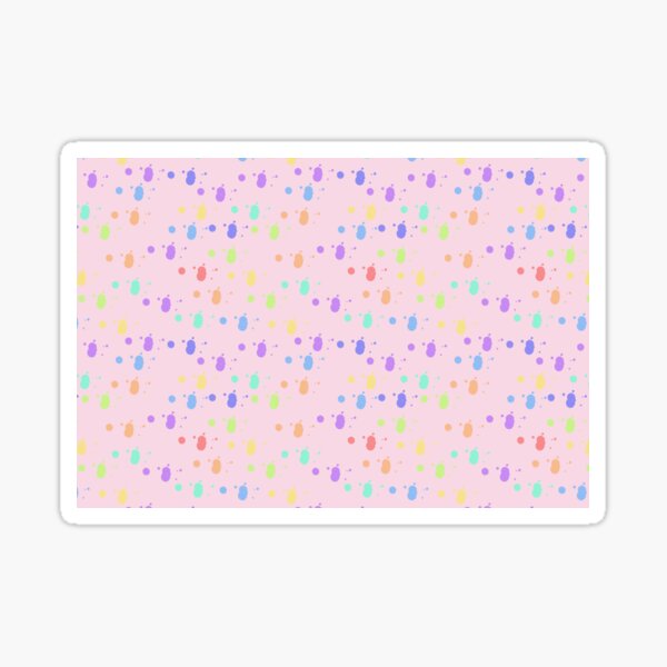 "Paint Splash Pattern Design Pink Version " Sticker for Sale by ...