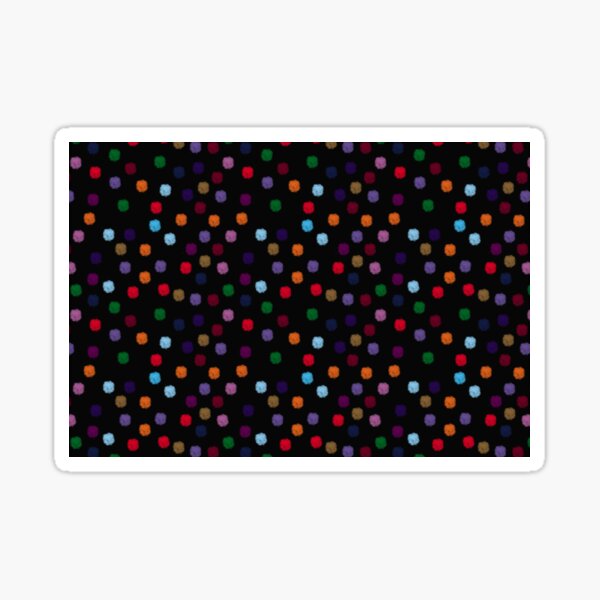 "Dot Pattern Design Black Version" Sticker for Sale by procreativefox ...