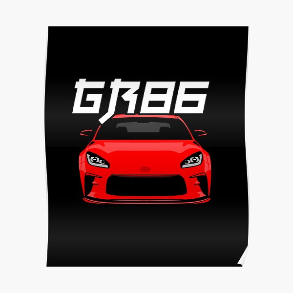 "JDM Tuning & Drift Car GR86 Fan" Poster for Sale by AutoDesignWerks ...