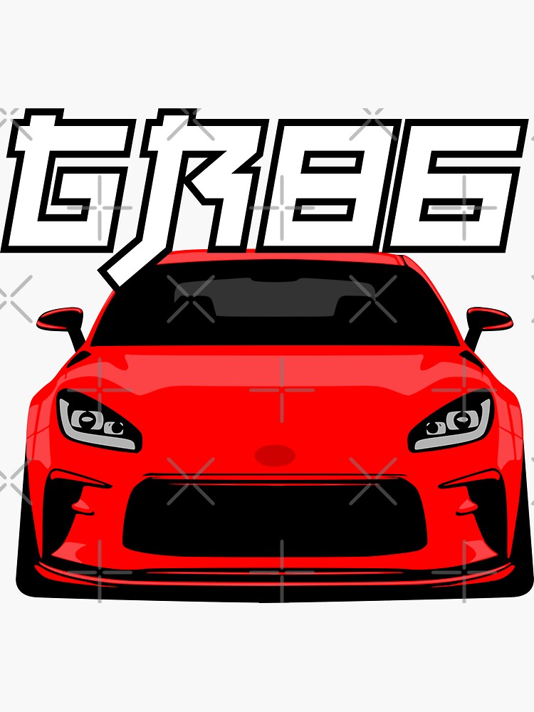 "JDM Tuning & Drift Car GR86 Fan" Sticker for Sale by AutoDesignWerks ...