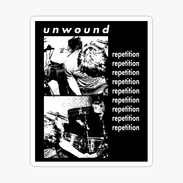 "Unwound Repetition" Sticker for Sale by joalockett | Redbubble
