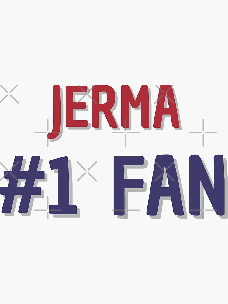 "Jerma - #1 Fan" Sticker for Sale by Rybariuns | Redbubble