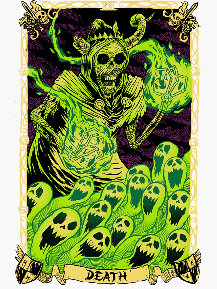 "The Lich " DEATH " Highly Detailed Color Art, Halloween Poster, Gothic ...